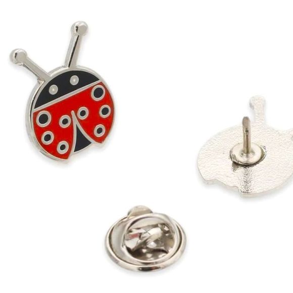 Jewelry | Newwizard Pins Cute Ladybuglucky Hard Enamel Lapel Pin | Poshmark